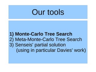 Meta Monte-Carlo Tree Search | ODP