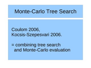 Meta Monte-Carlo Tree Search | ODP