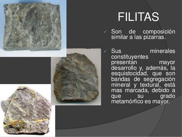 Clasificación de Rocas Metamórficas