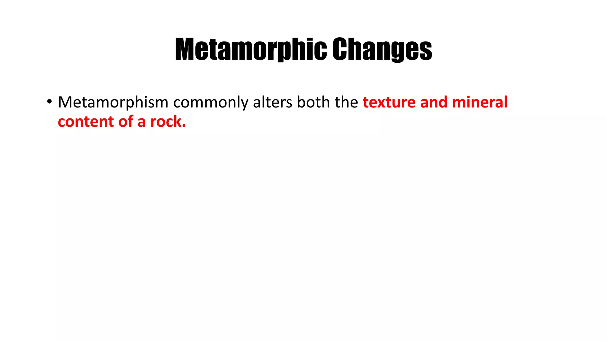 Metamorphic Rocks ( Definition - Classification - Common Rocks ) | PPTX