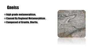 Metamorphic Rocks ( Definition - Classification - Common Rocks ) | PPT