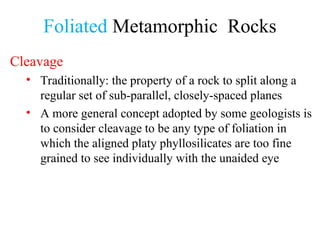 Metamorphic Classification of rocks .ppt