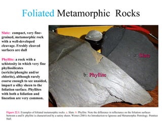 Metamorphic Classification of rocks .ppt