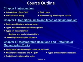 Metamorphic petrology general courses.ppt