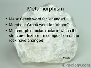 Metamorphic Rock | PPT