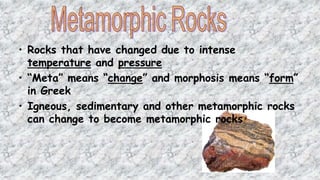 Metamorphic rock | PPTX