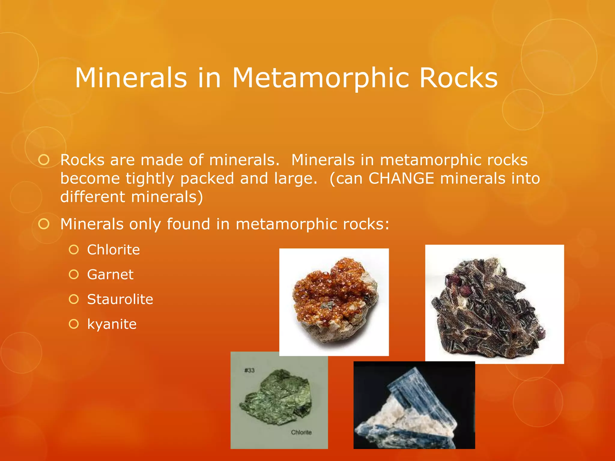Metamorphic rocks | PPT