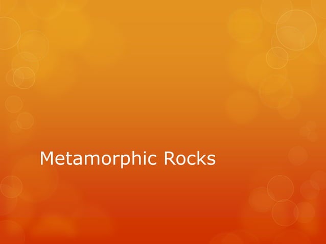 Metamorphic rocks | PPT