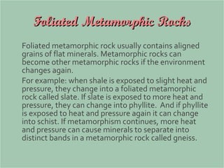 Metamorphic rocks | PPT