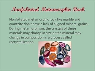 Metamorphic rocks | PPT