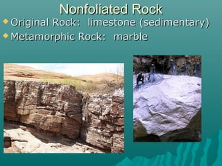 Classification of Metamorphic Rocks | PPT