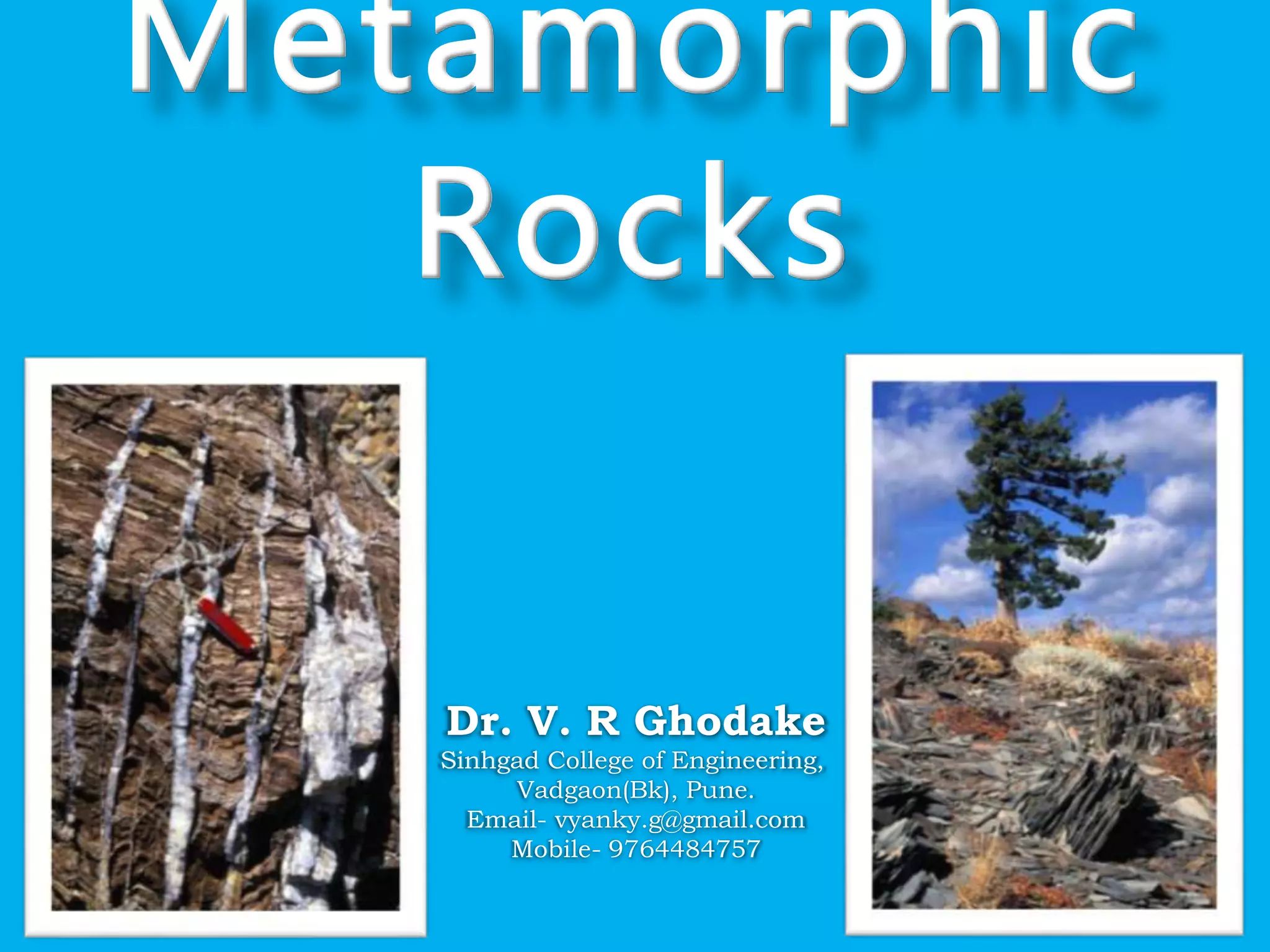 Metamorphic rocks | PPTX
