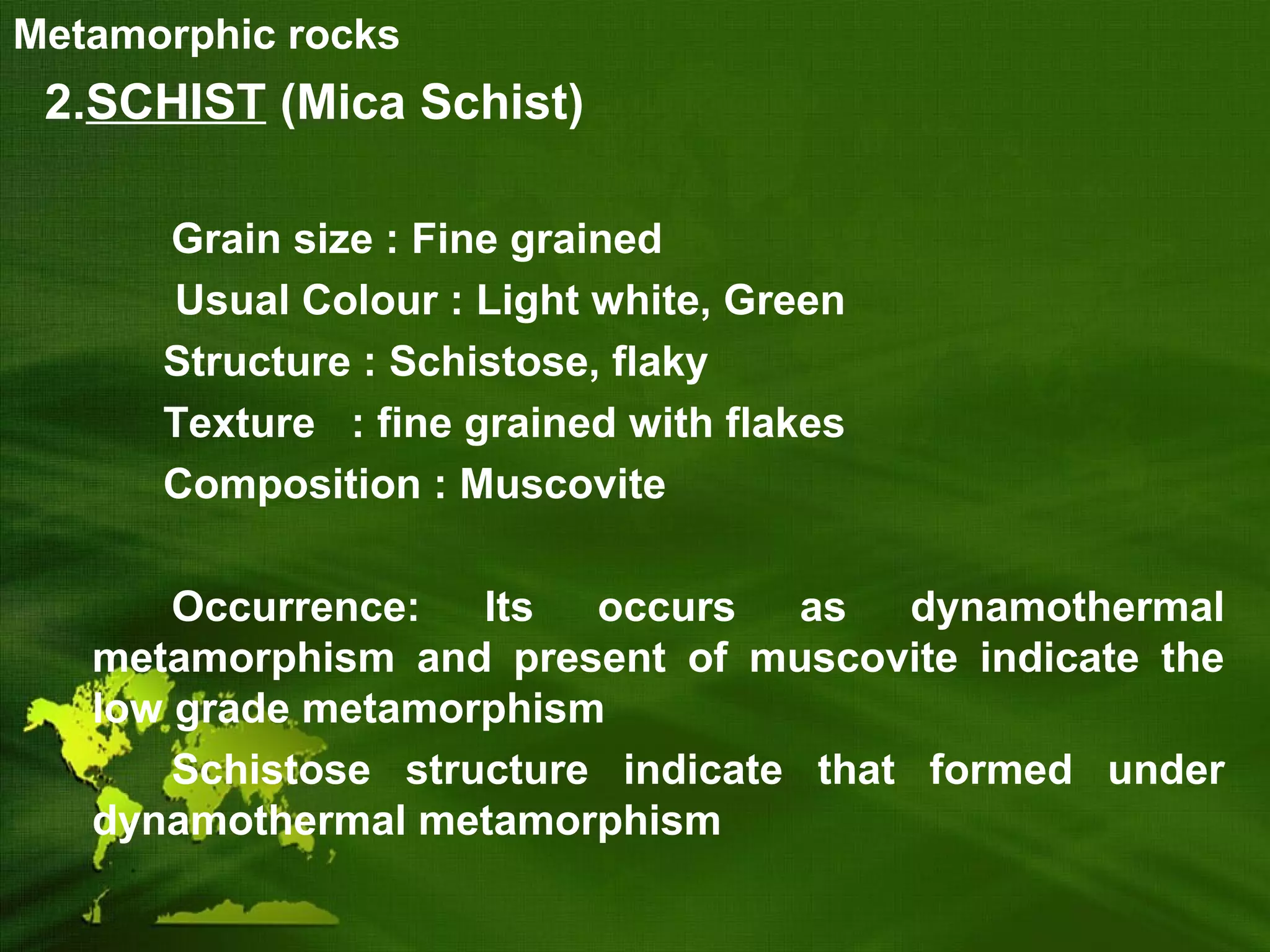 Metamorphic rocks | PPT