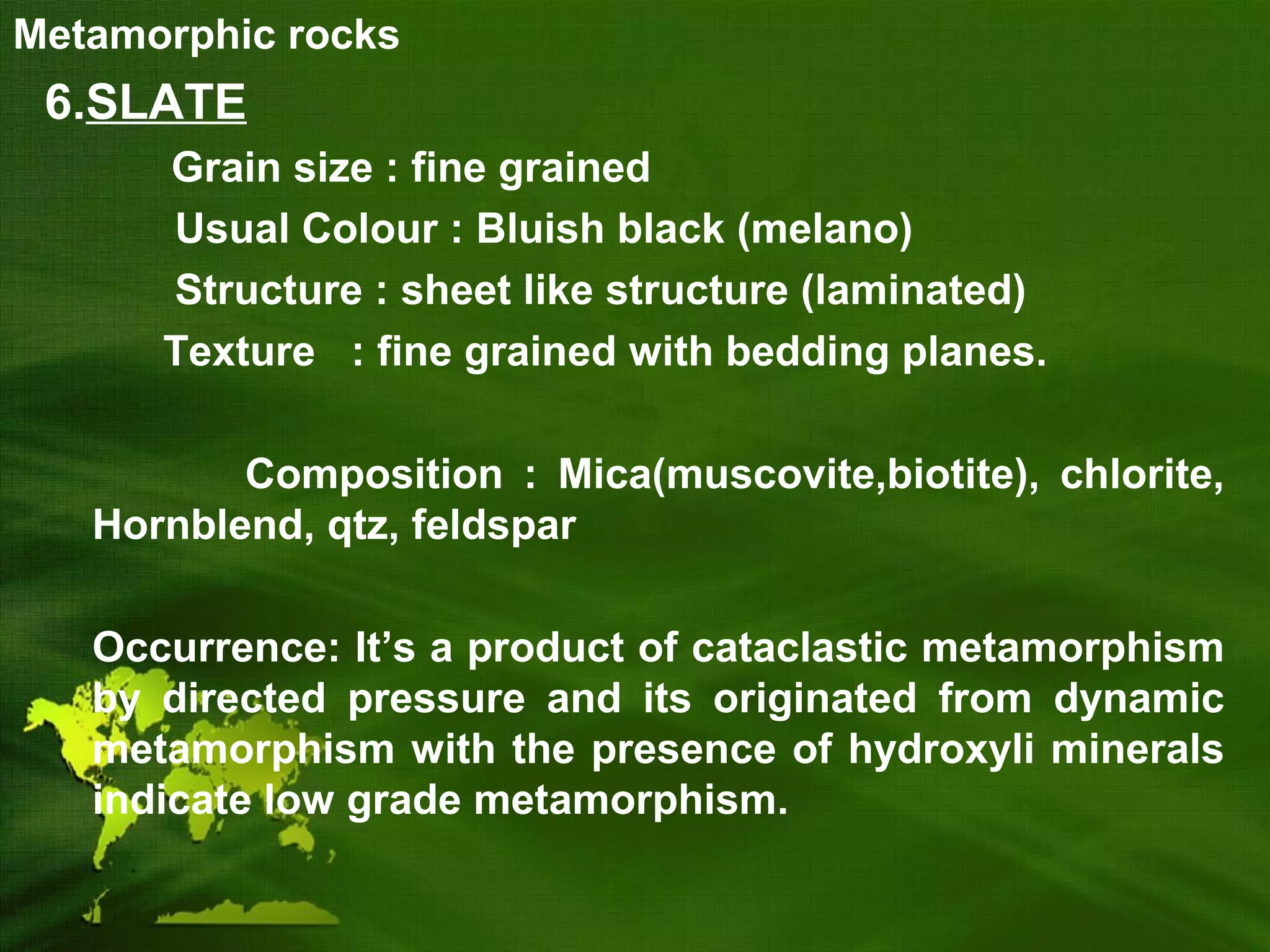 Metamorphic rocks | PPT