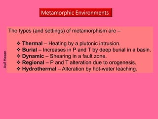 Metamorphic rocks an introduction to metamorphism | PDF