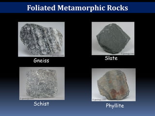 Foliated Metamorphic Rock Examples