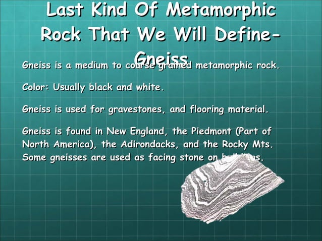 Metamorphic rocks elsa clive | PPT