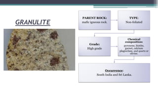 Metamorphic rocks | PDF