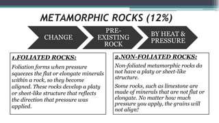 Metamorphic rocks | PDF