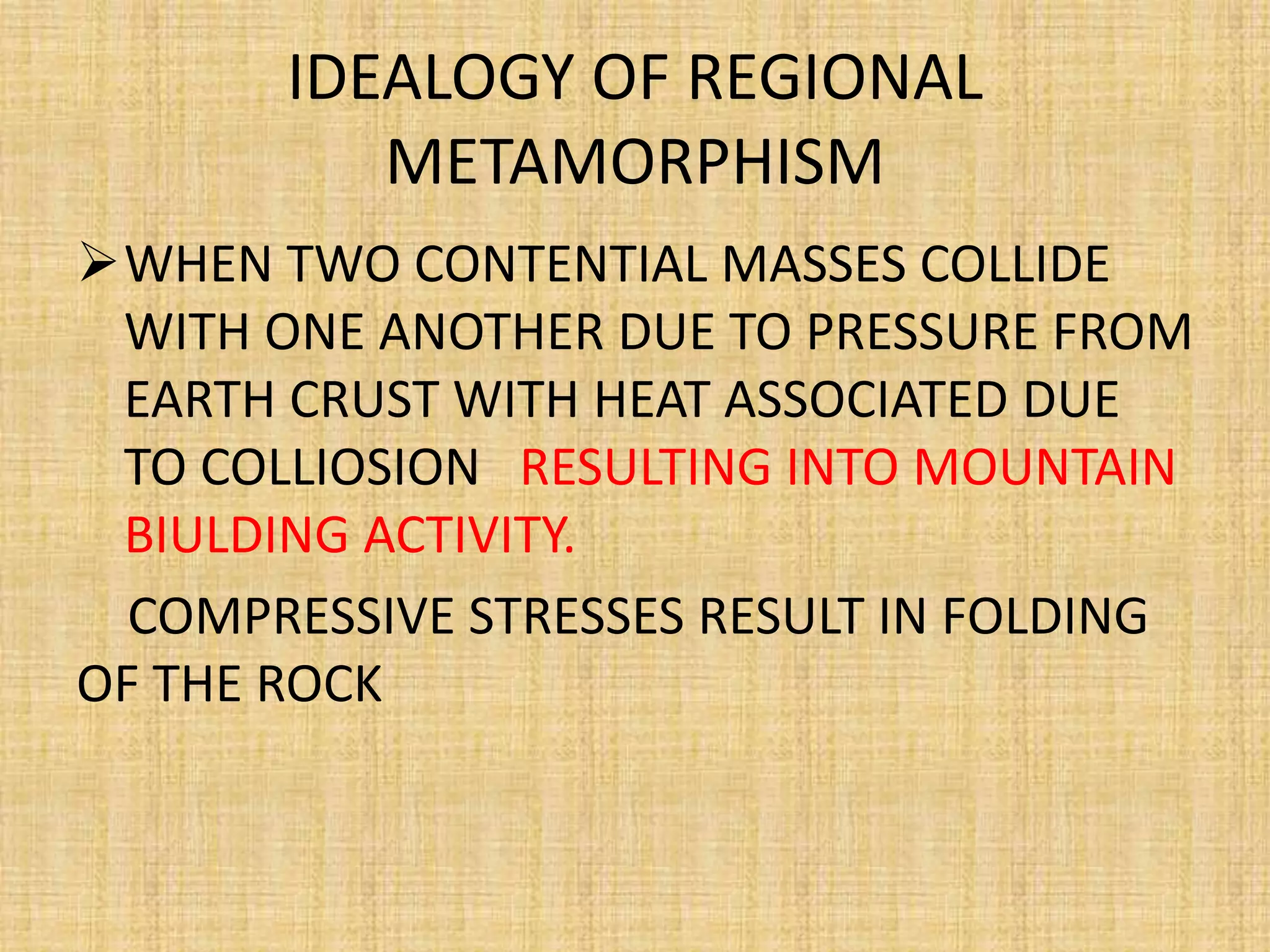 Metamorphic rocks ppt | PPTX
