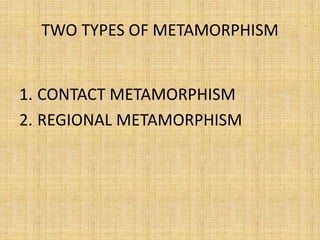 Metamorphic rocks ppt | PPTX