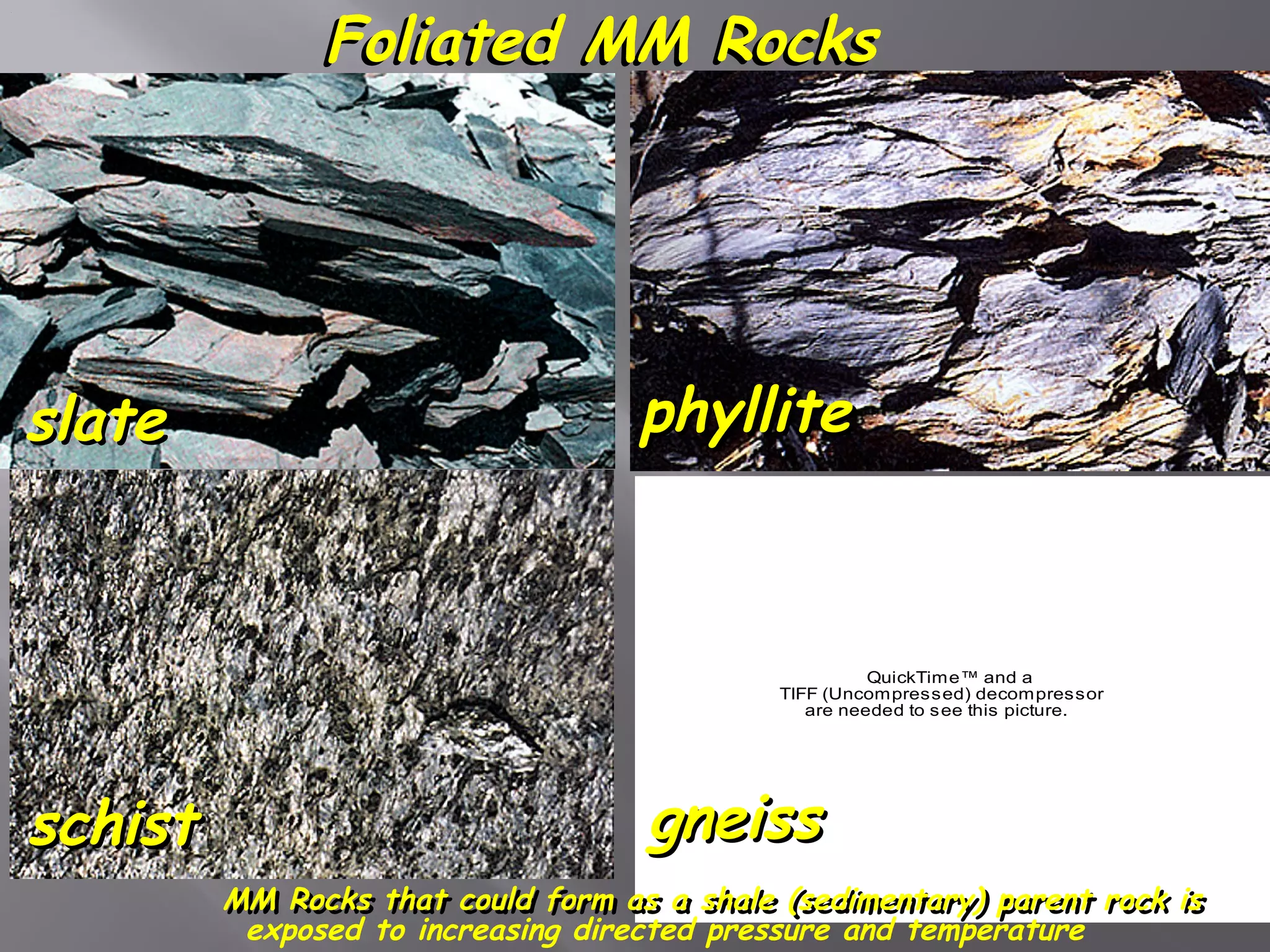 Metamorphic rocks process of formation 2014 | PPT