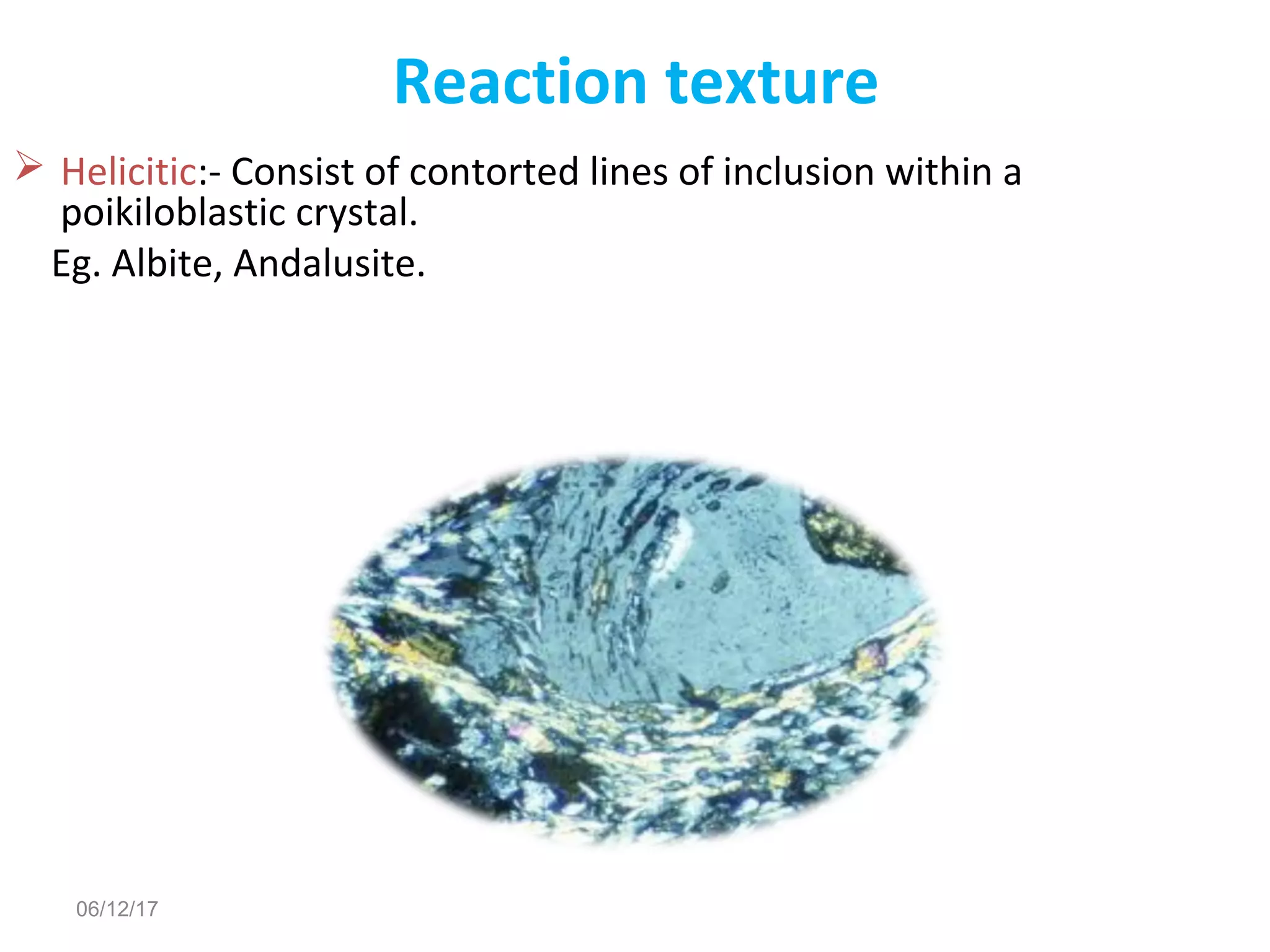 Metamorphic textures | PPT