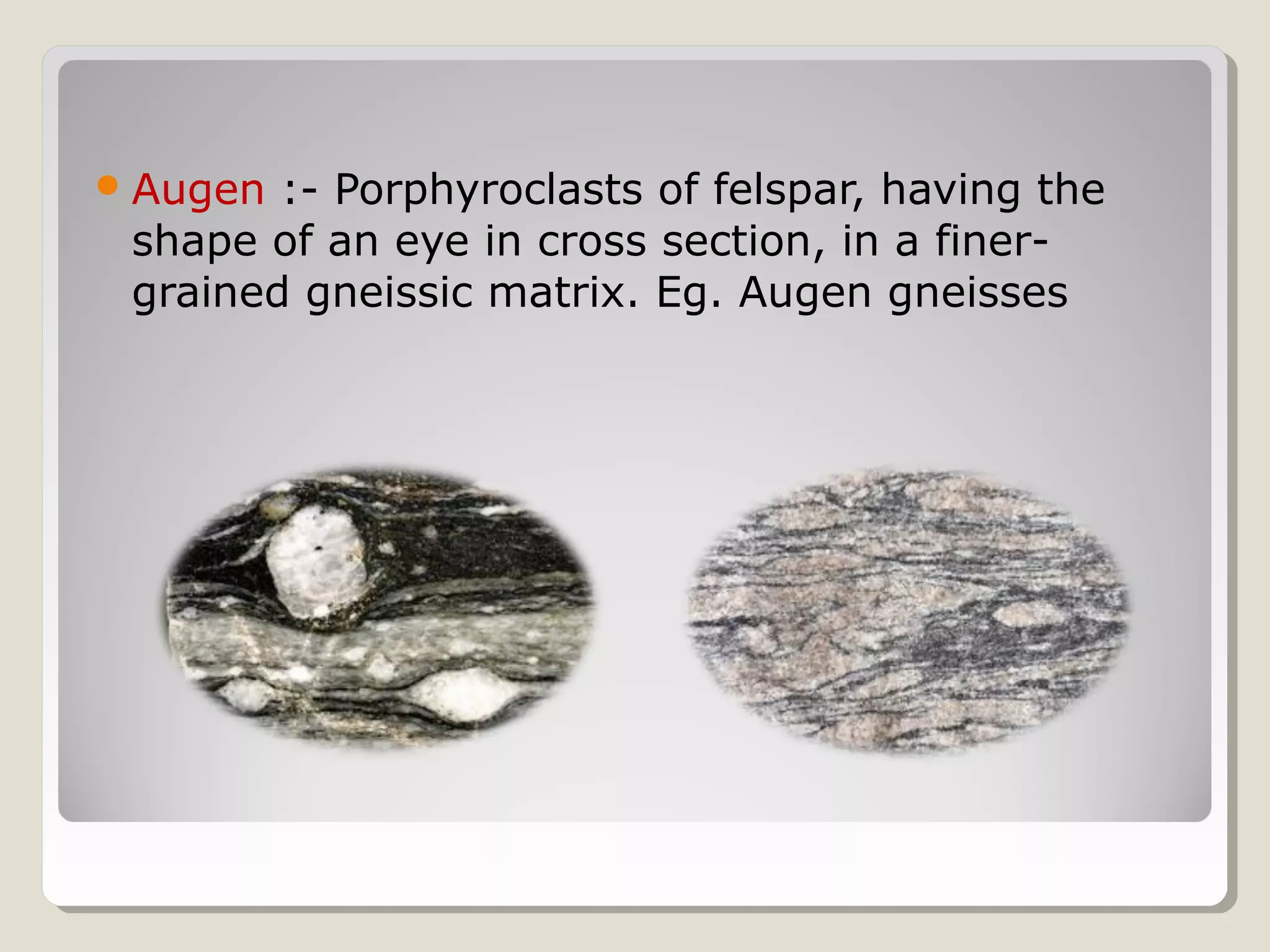 Metamorphic textures | PPT