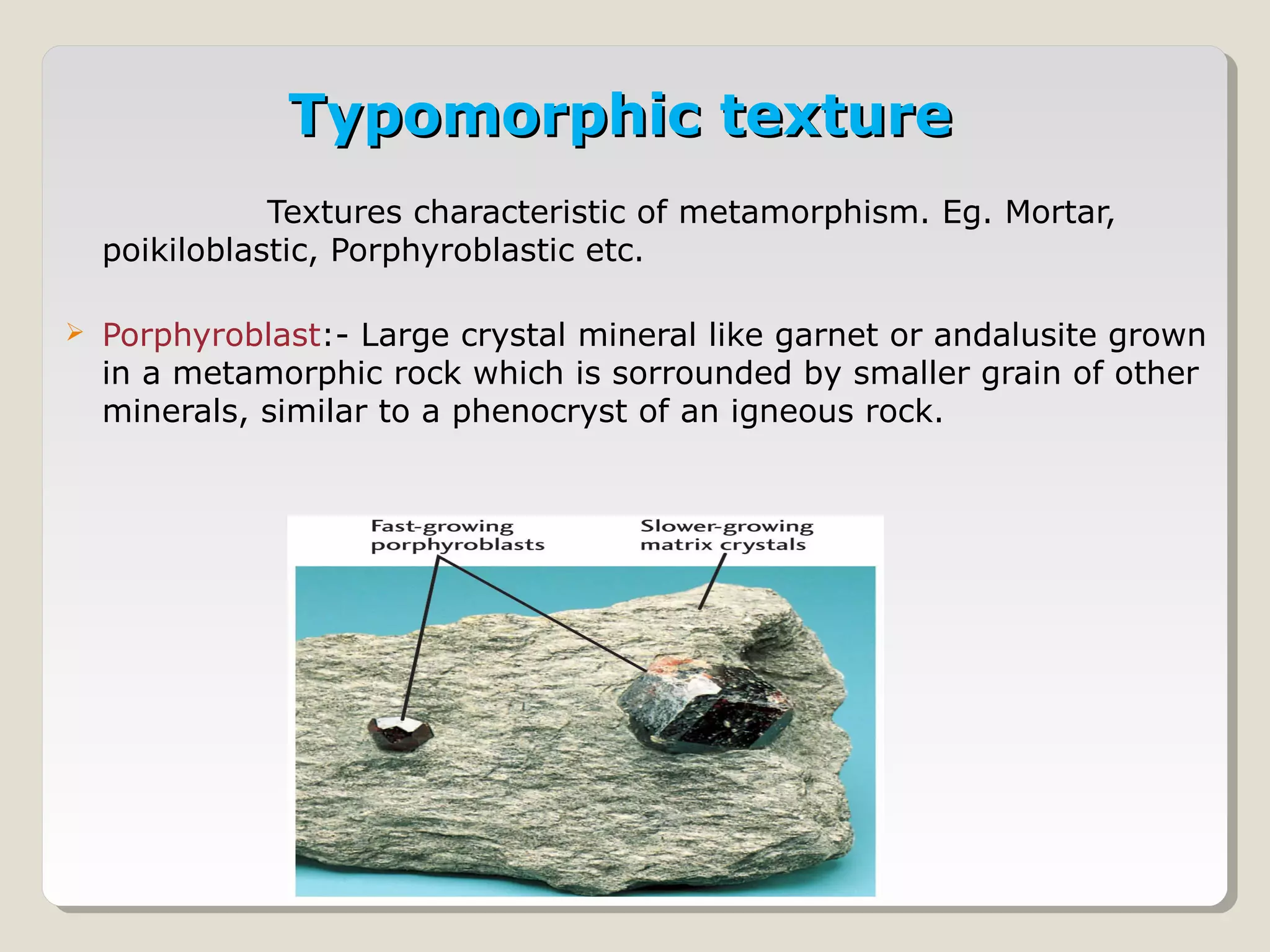 Metamorphic textures | PPT