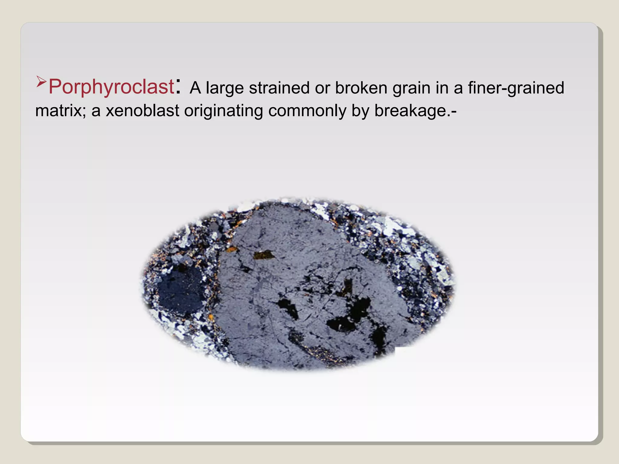 Metamorphic textures | PPT