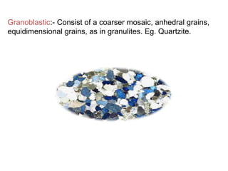 Metamorphic textures | PPT