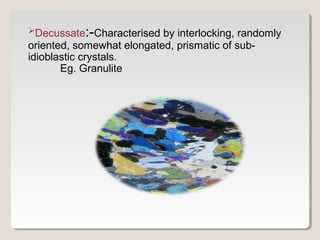 Metamorphic textures | PPT