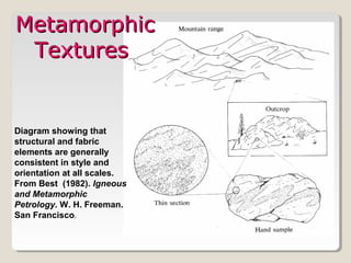 Metamorphic textures | PPT