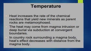 METAMORPHISM.pdf Grade 11 earth and life science lesson | PDF