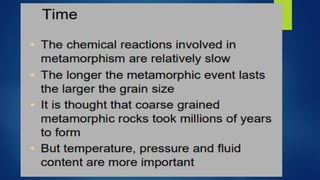 METAMORPHISM.pdf Grade 11 earth and life science lesson | PDF