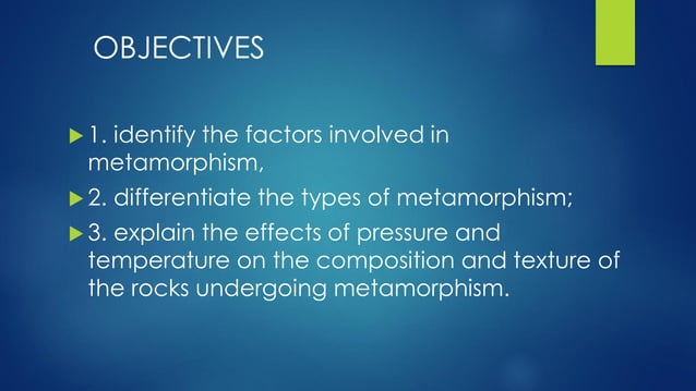 METAMORPHISM.pdf Grade 11 earth and life science lesson | PDF | Geology | Science