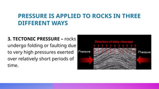 Isochemical process by which rocks are changed by heat and | PPTX