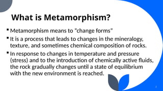METAMORPHISM_EARTH SCIENCE_SCIENCE IN DAILY LIFE | PPTX