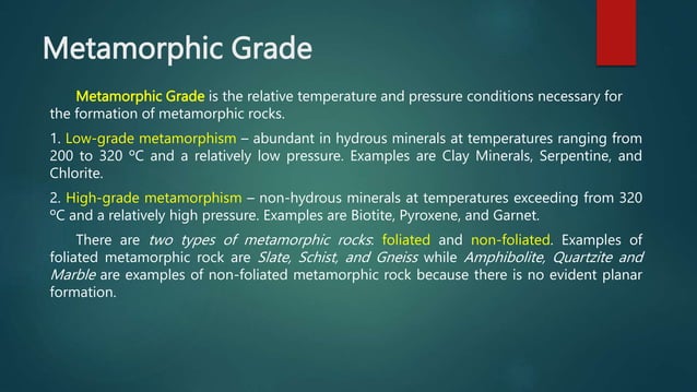 Metamorphism and Types of Igneous Rocks.pptx | Geology | Science