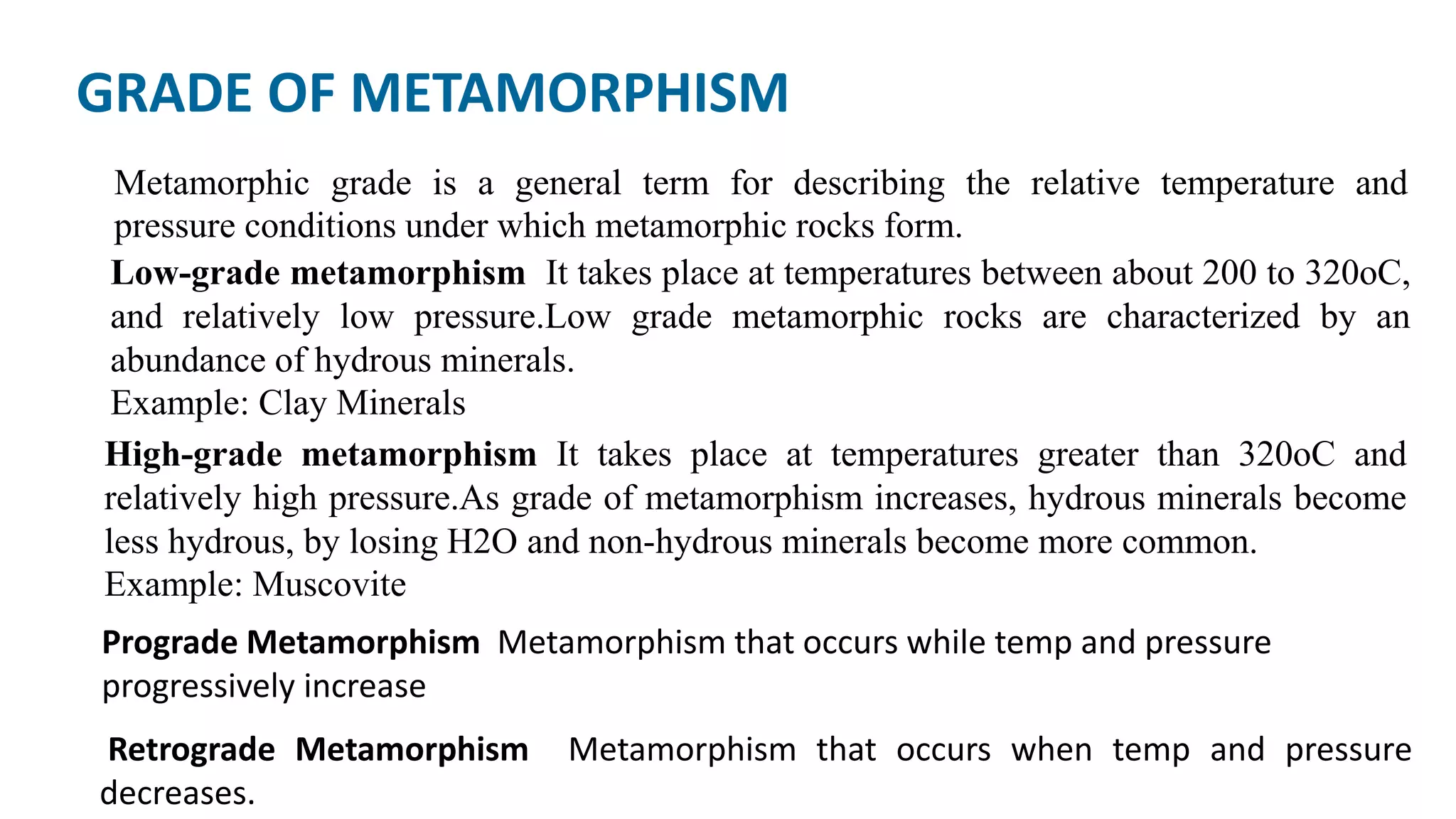 Metamorphism and types of metamorphism | PPTX