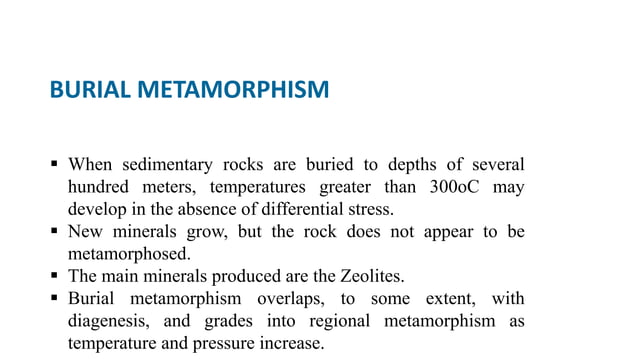 Metamorphism and types of metamorphism | PPTX | Geology | Science