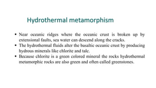 Metamorphism and types of metamorphism | PPTX