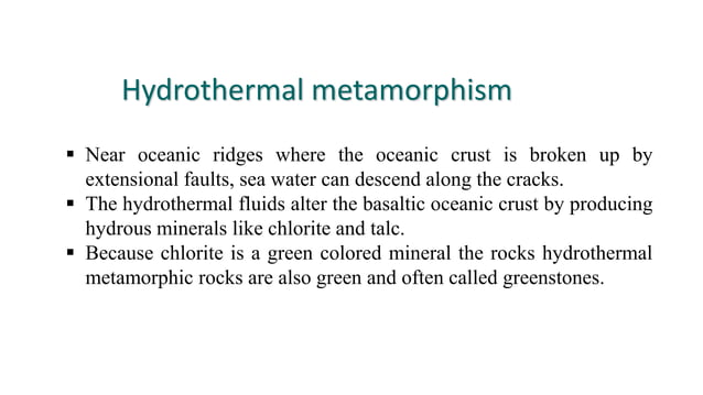 Metamorphism and types of metamorphism | PPTX | Geology | Science