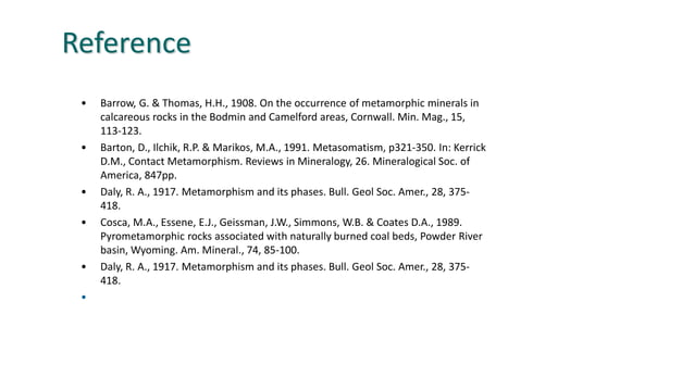 Metamorphism and types of metamorphism | PPT