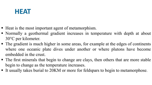 Metamorphism and types of metamorphism | PPTX | Geology | Science
