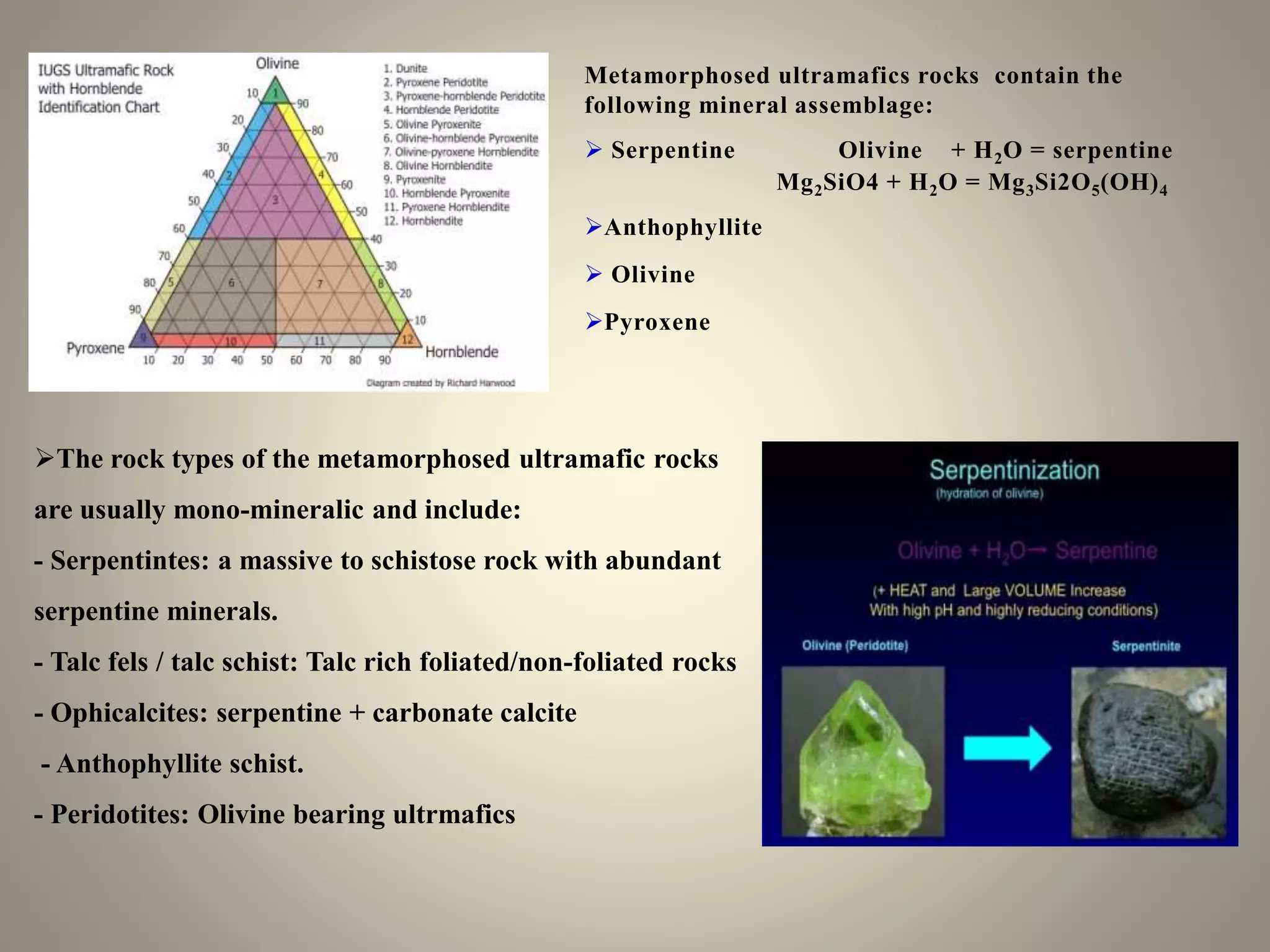 Metamorphism of different Rocks | PPTX