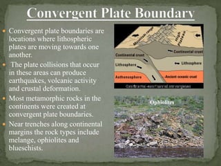 Regional Metamorphism Convergent