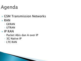 Metamorphosis teknologi transmisi pada industri selular | PPT