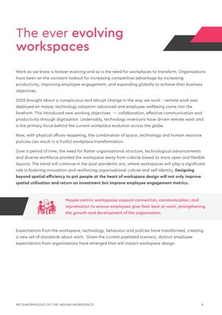 Metamorphosis Of The Indian Workspace | Godrej Interio | PDF