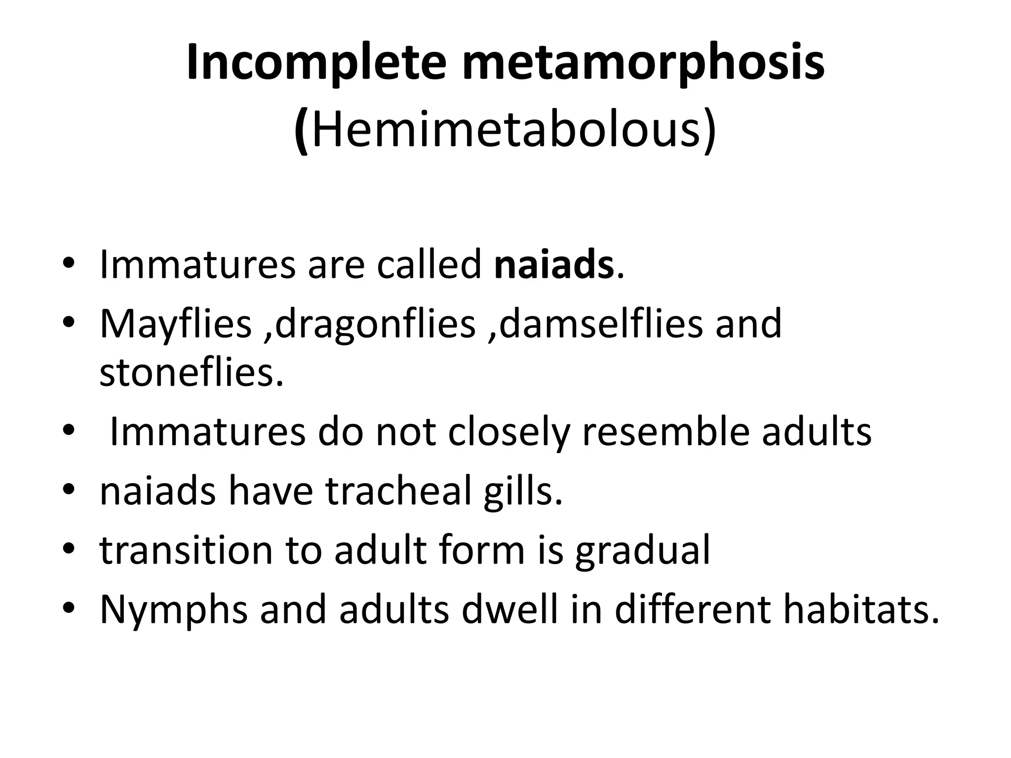 Metamorphosis in insects | PPTX